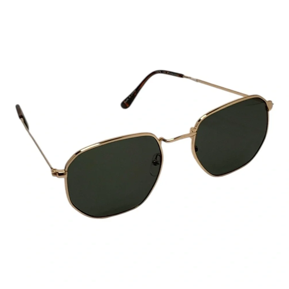 bp | Accessories | Gradient Round Uv Protection Gold Frame Sunglasses ...